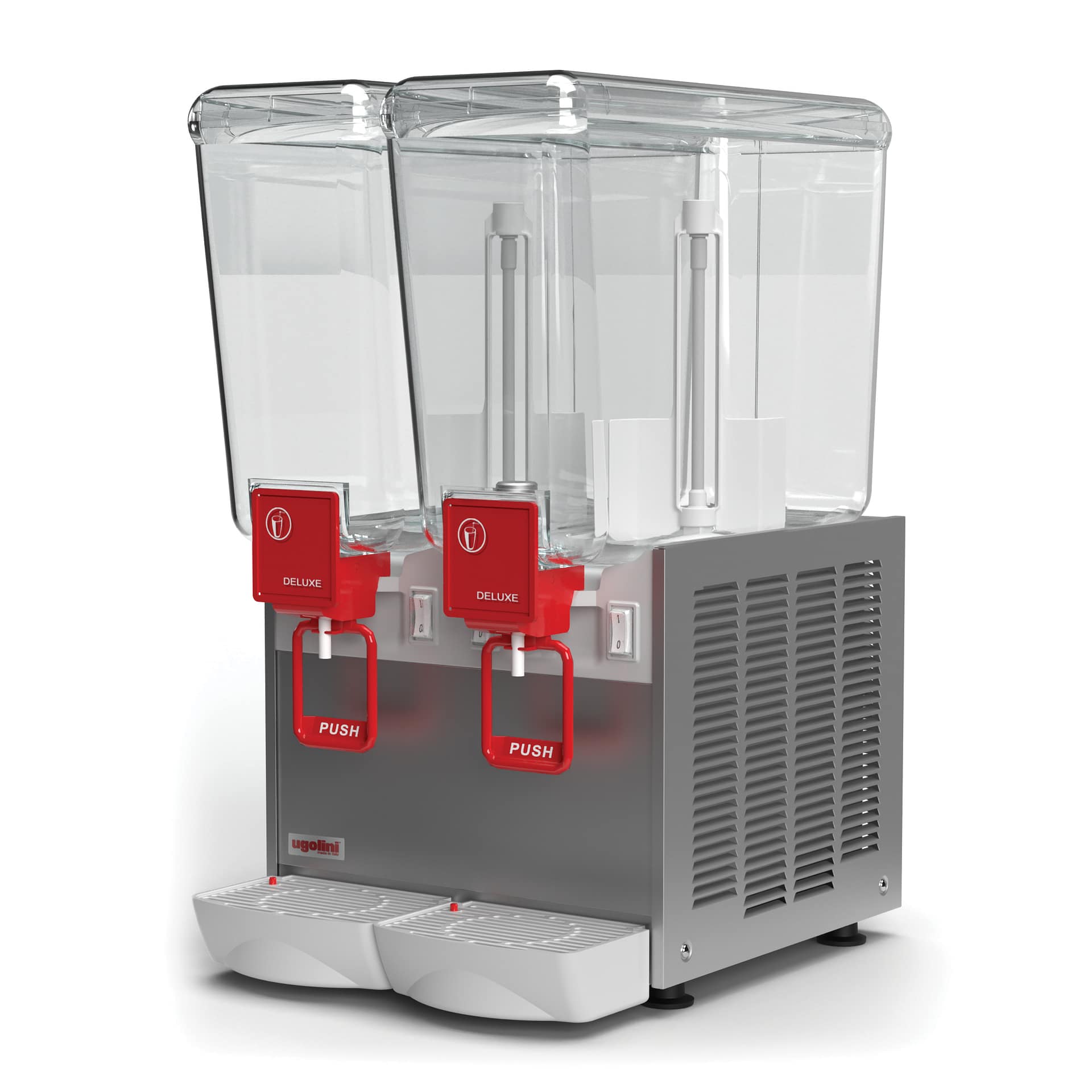dispensador de bebidas frias 2 tanques 12l itros ugolini it